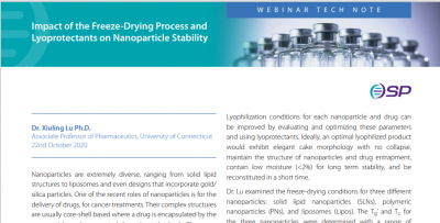 Free Tech Note by CPPR Faculty, Xiuling Lu, Based on her SP Scientific Webinar | Kildsig CPPR